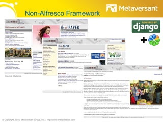 Alfresco from an agile framework perspective | PPT