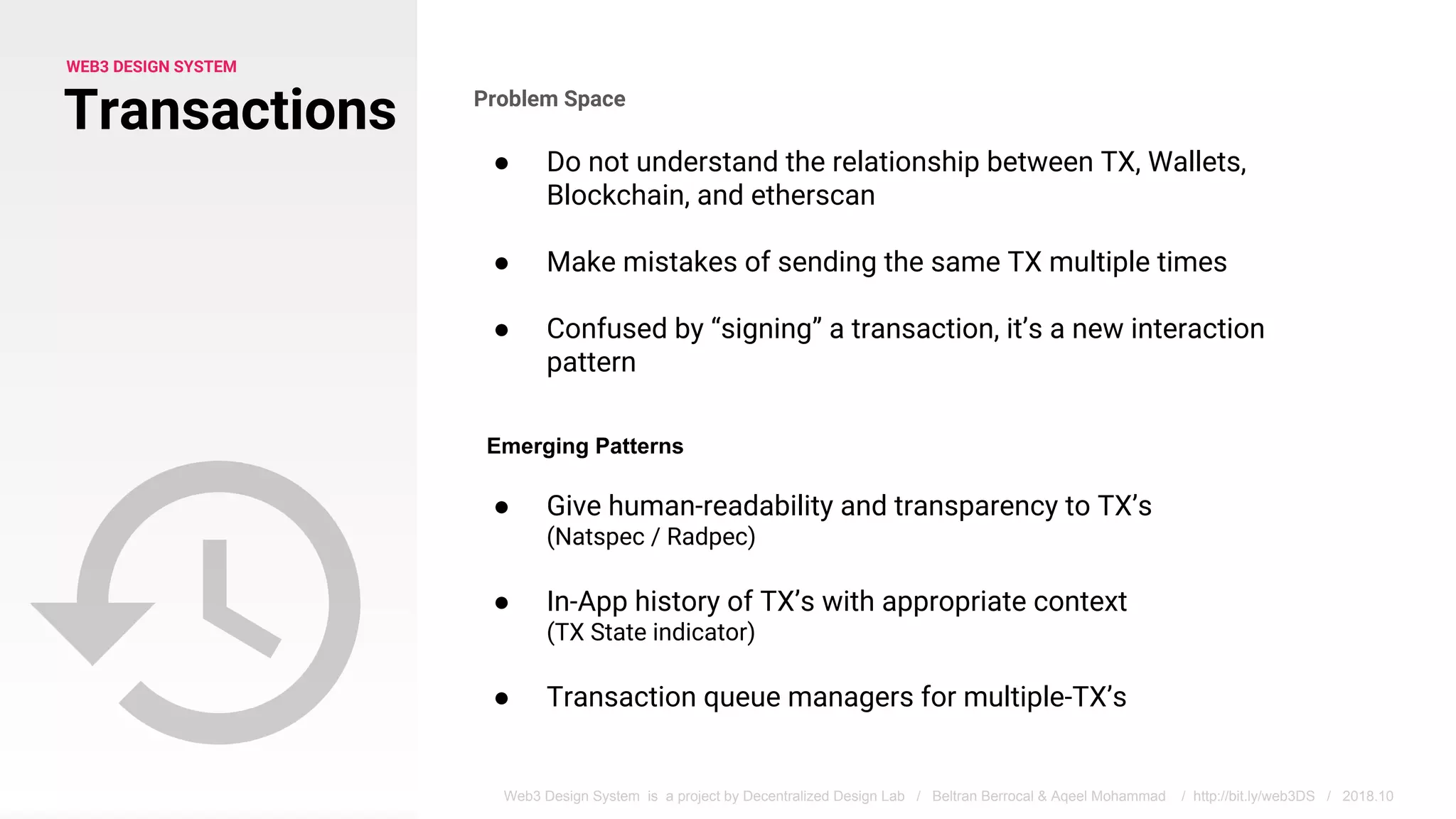 Devcon4 web3 design decision framework | PDF
