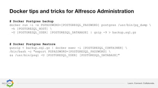 Docker Basics & Alfresco Content Services | PPT