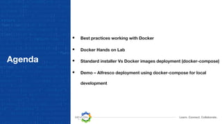 Docker Basics & Alfresco Content Services | PPT