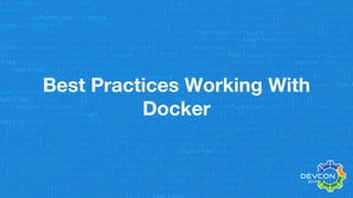 Docker Basics & Alfresco Content Services | PDF