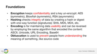 Alfresco DevCon 2019: Encryption at-rest and in-transit | PDF