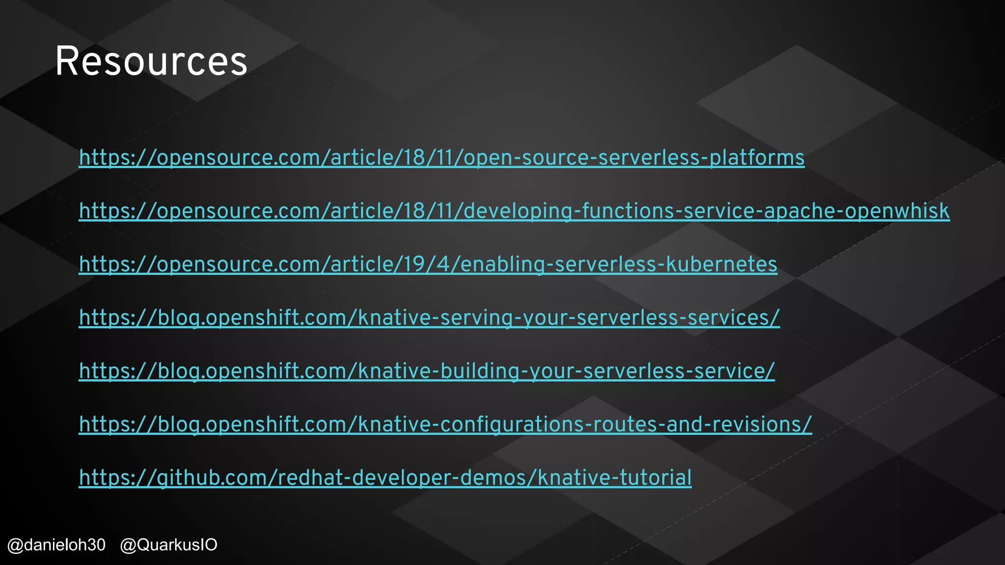 [DevConf.US 2019]Quarkus Brings Serverless to Java Developers | PDF