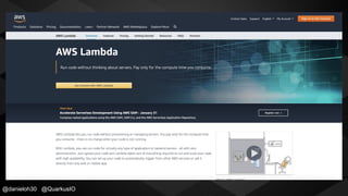 [DevConf.US 2019]Quarkus Brings Serverless to Java Developers | PDF