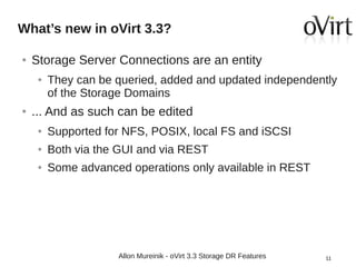 Disaster Recovery Strategies Using oVirt's new Storage Connection ...
