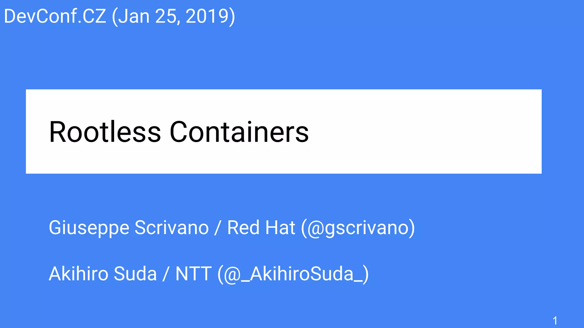 Rootless Containers | PPT | Free Download