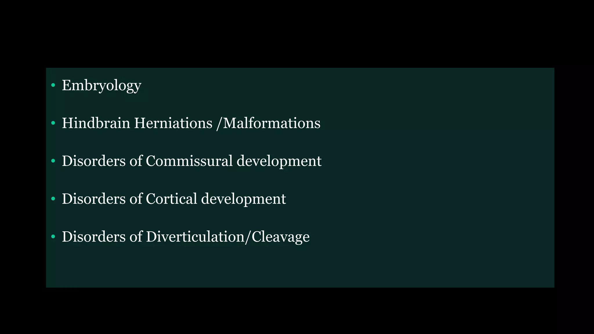 congenital brain anomalies | PPTX
