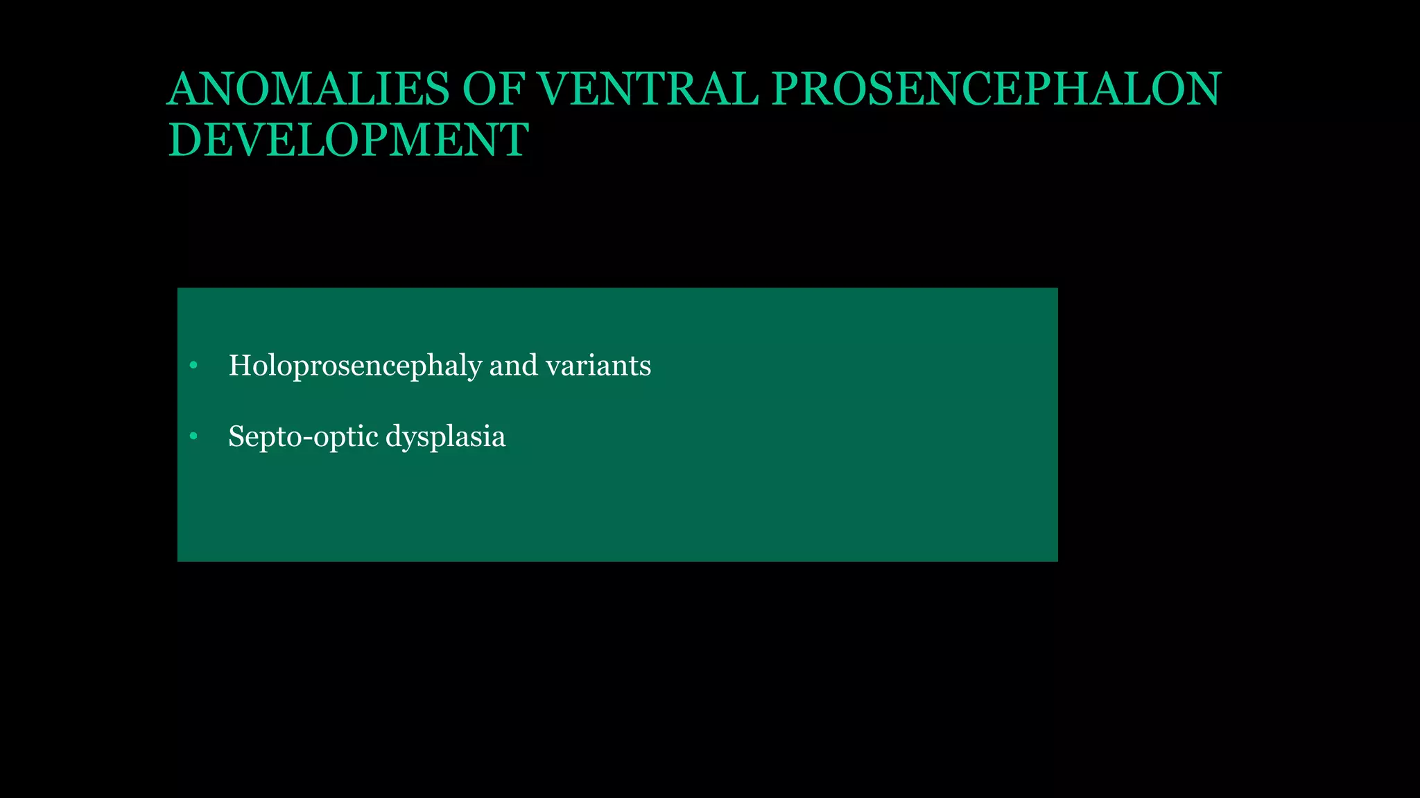 congenital brain anomalies | PPTX