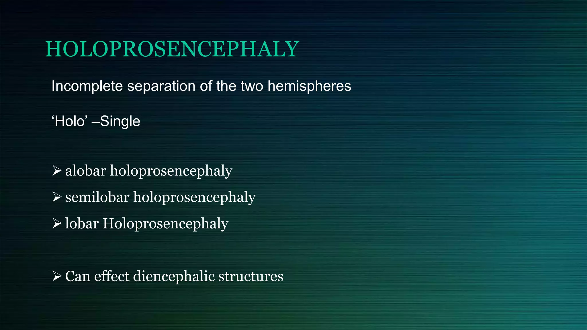 congenital brain anomalies | PPTX