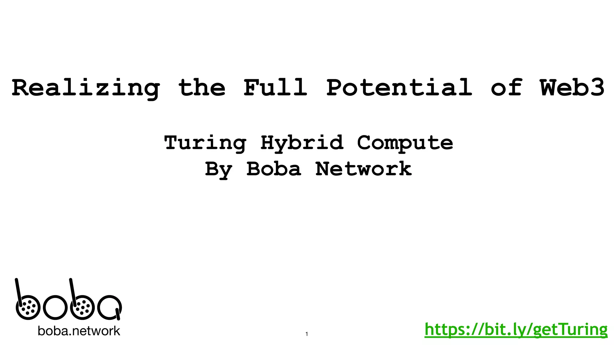 Layer Hack: Boba Network: Understanding Hybrid Compute | PDF