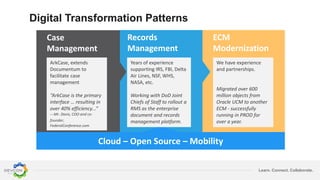 Alfresco DevCon 2019: BiDirectional Sync to Other Platforms | PPTX