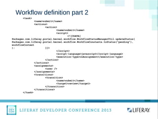 Liferay Devcon Presentation on Dynamic Forms with Liferay Workflow | PPT