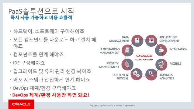 Oracle Developer Cloud - 소개 (신기능 포함) | PPT