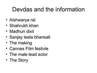 Devdas | PPT