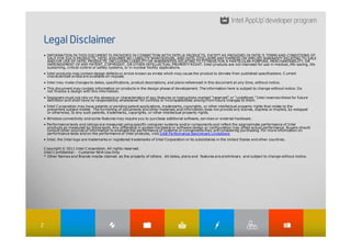Overview Intel AppUp developer program | PPT
