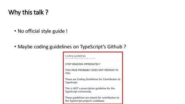 Typescript Best Practices