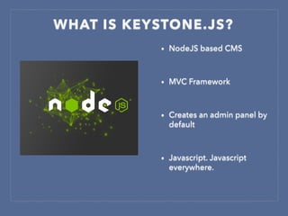 Keystone.js 101 | PDF