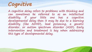 developmental assessment for infant and toddlers | PPTX