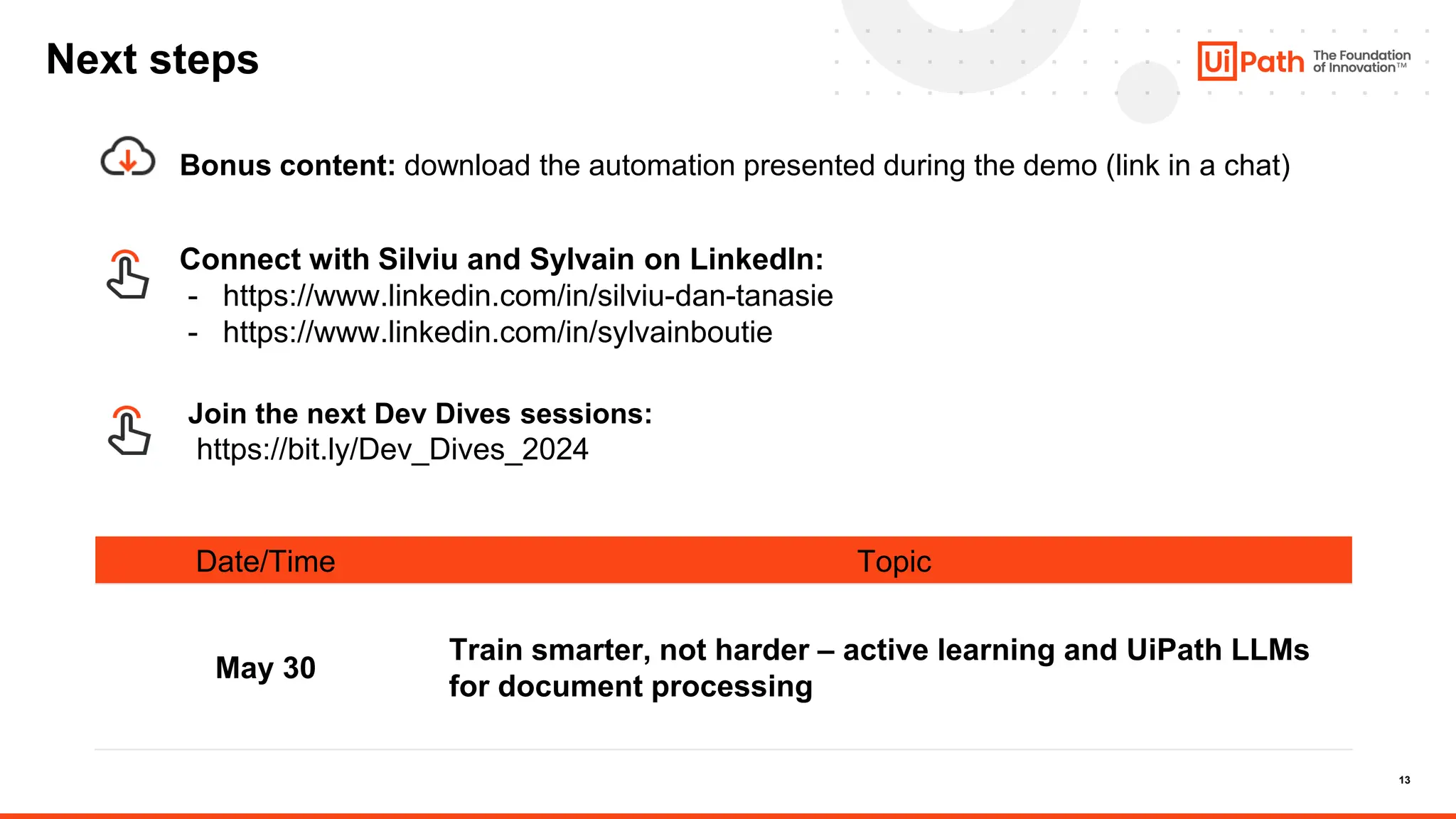 Dev Dives: Streamline document processing with UiPath Studio Web | PPT