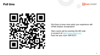 Dev Dives: Fast-track time to value with UiPath Solution Accelerators | PDF