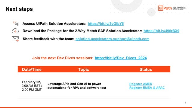 Dev Dives: Fast-track time to value with UiPath Solution Accelerators | PPT