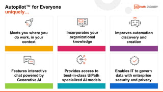 Dev Dives: Leverage AI with Autopilot™ for Everyone & UiPath Clipboard ...