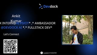 Devdock final Presentation ankit palak.pptx