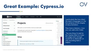 Developer Documentation Best Practices | PPT