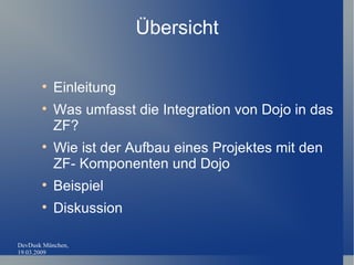 Zend Framework und das Dojo Toolkit | PPT