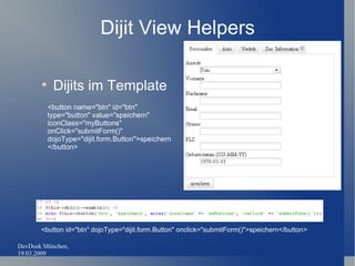 Zend Framework und das Dojo Toolkit | PPT