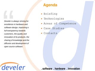 Develer - Company Profile | PPT