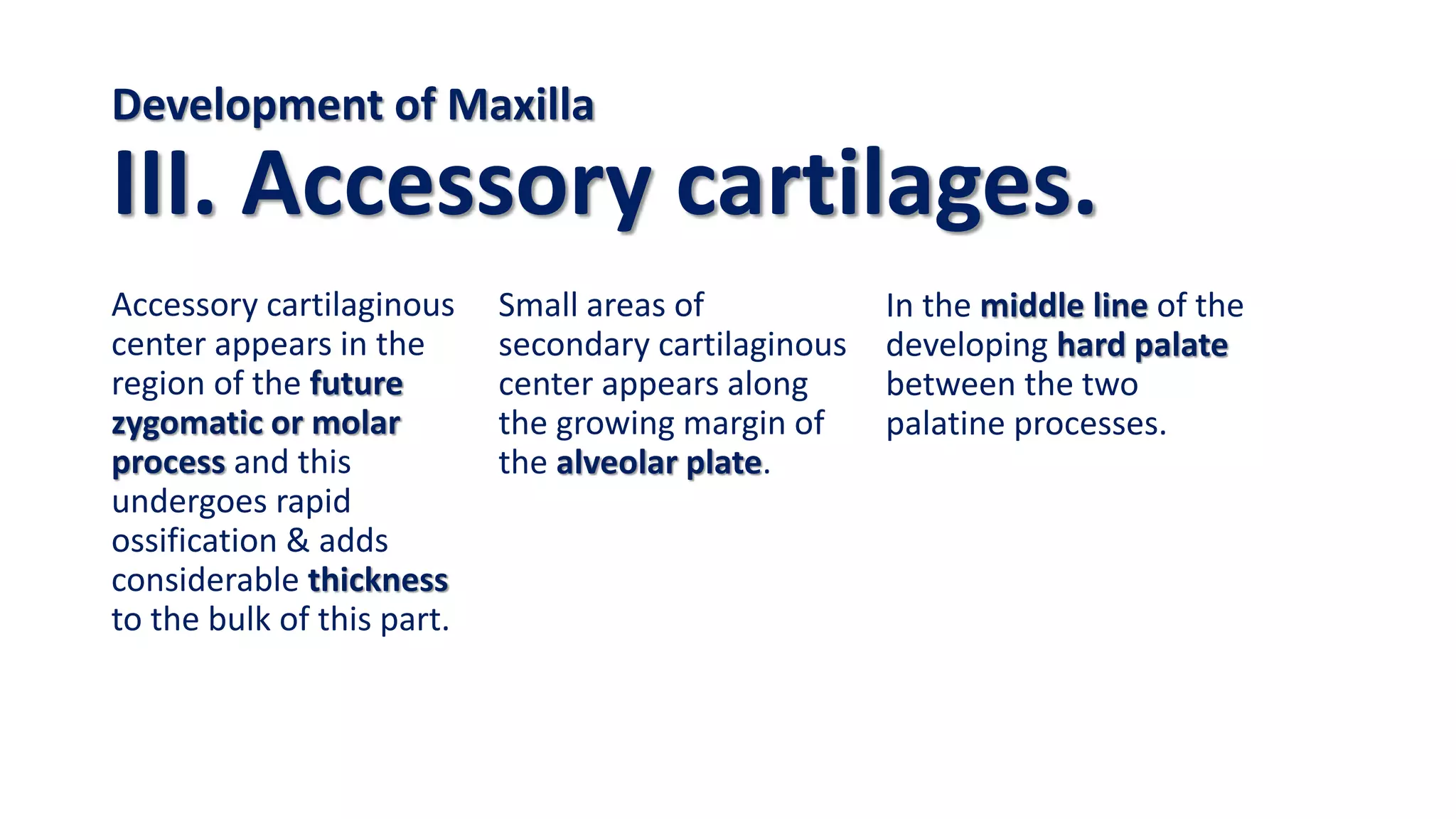 Development & Growth of Maxilla | PPTX