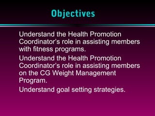 Developing a Personal Fitness Plan | PPT