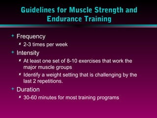 Developing a Personal Fitness Plan | PPT