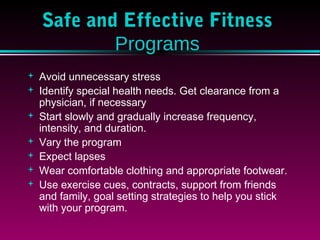 Developing a Personal Fitness Plan | PPT