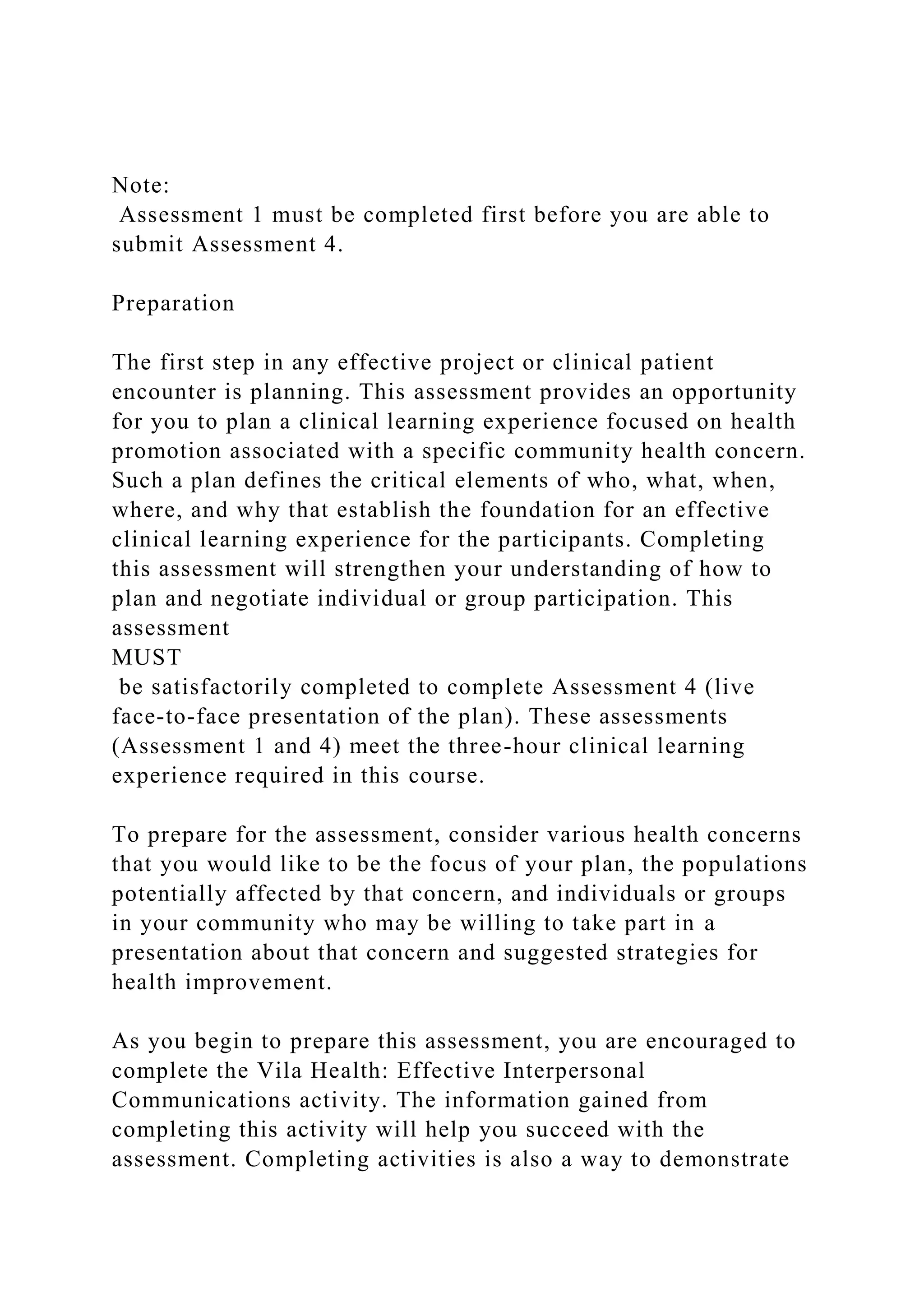Develop a health promotion plan, 2-3 pages in length, addressing.docx