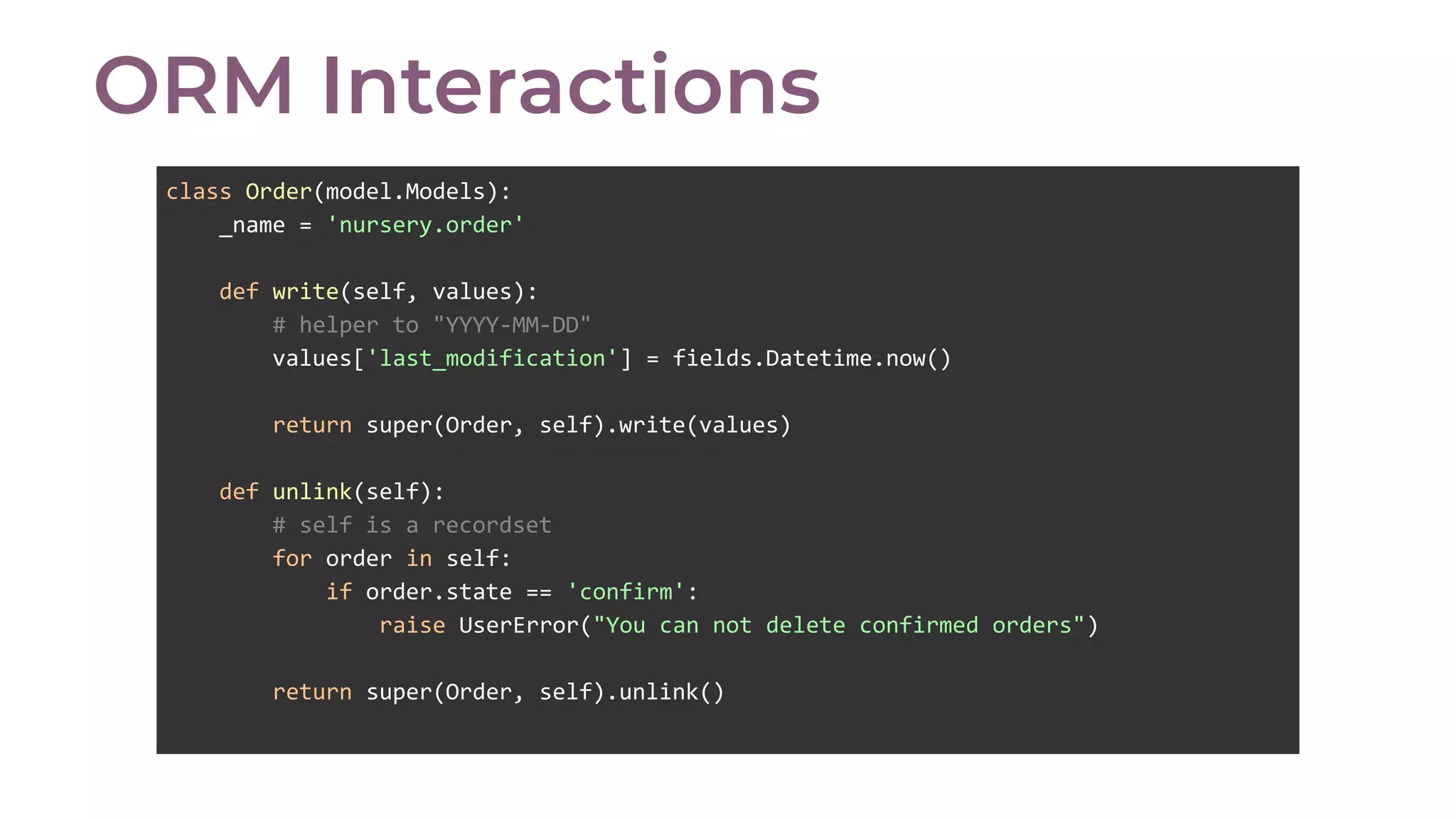 Develop an App with the Odoo Framework | PPT