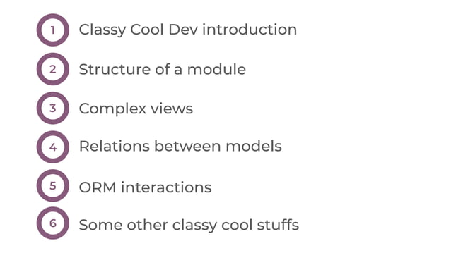 Develop an App with the Odoo Framework | PPT