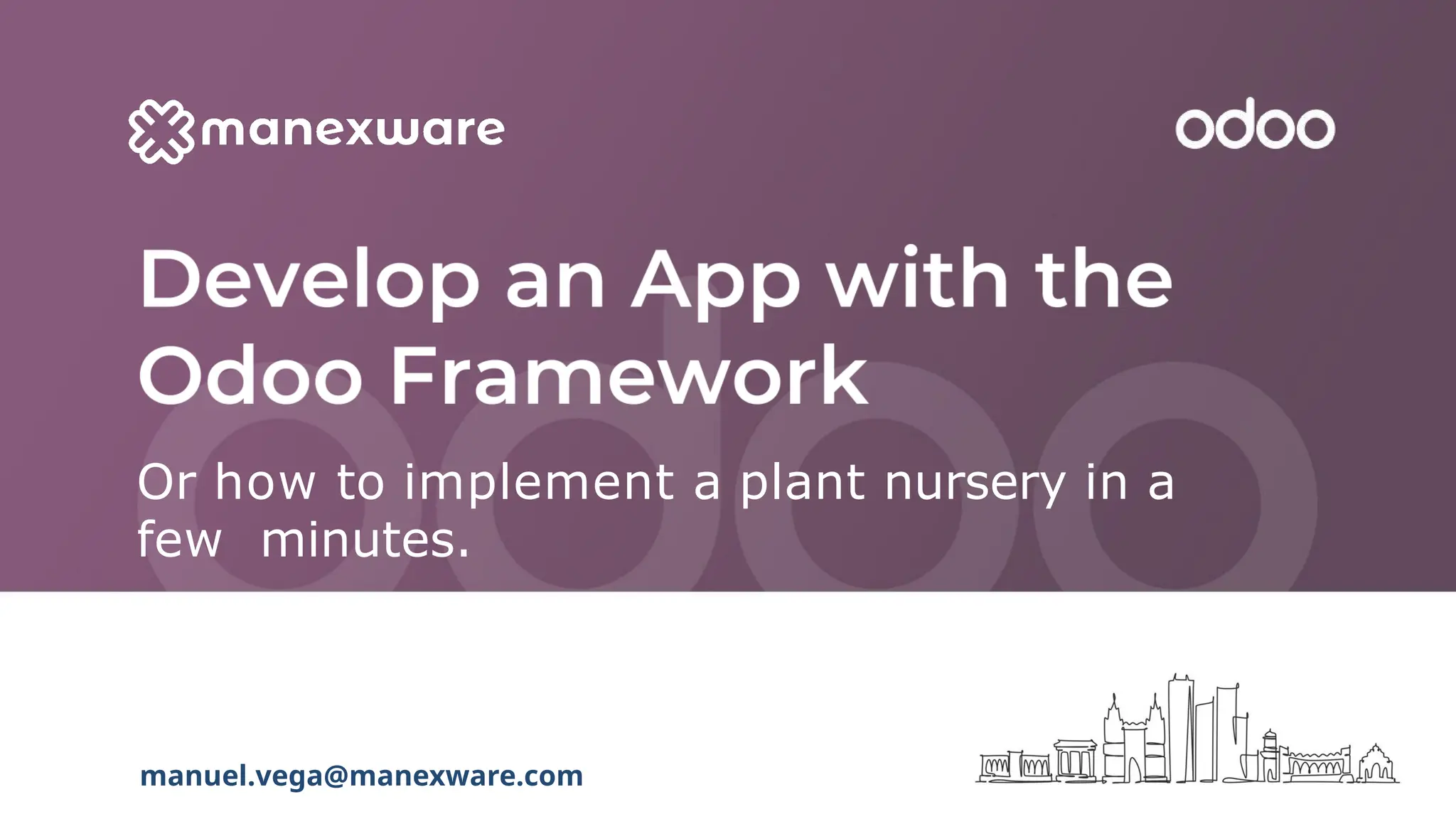 Develop an App with the Odoo Framework.pptx