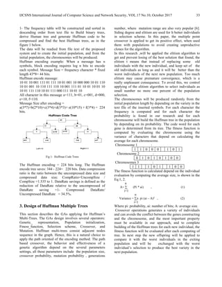 Develop and design hybrid genetic algorithms with multiple objectives in data compression | PDF