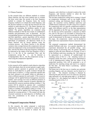Develop and design hybrid genetic algorithms with multiple objectives in data compression | PDF