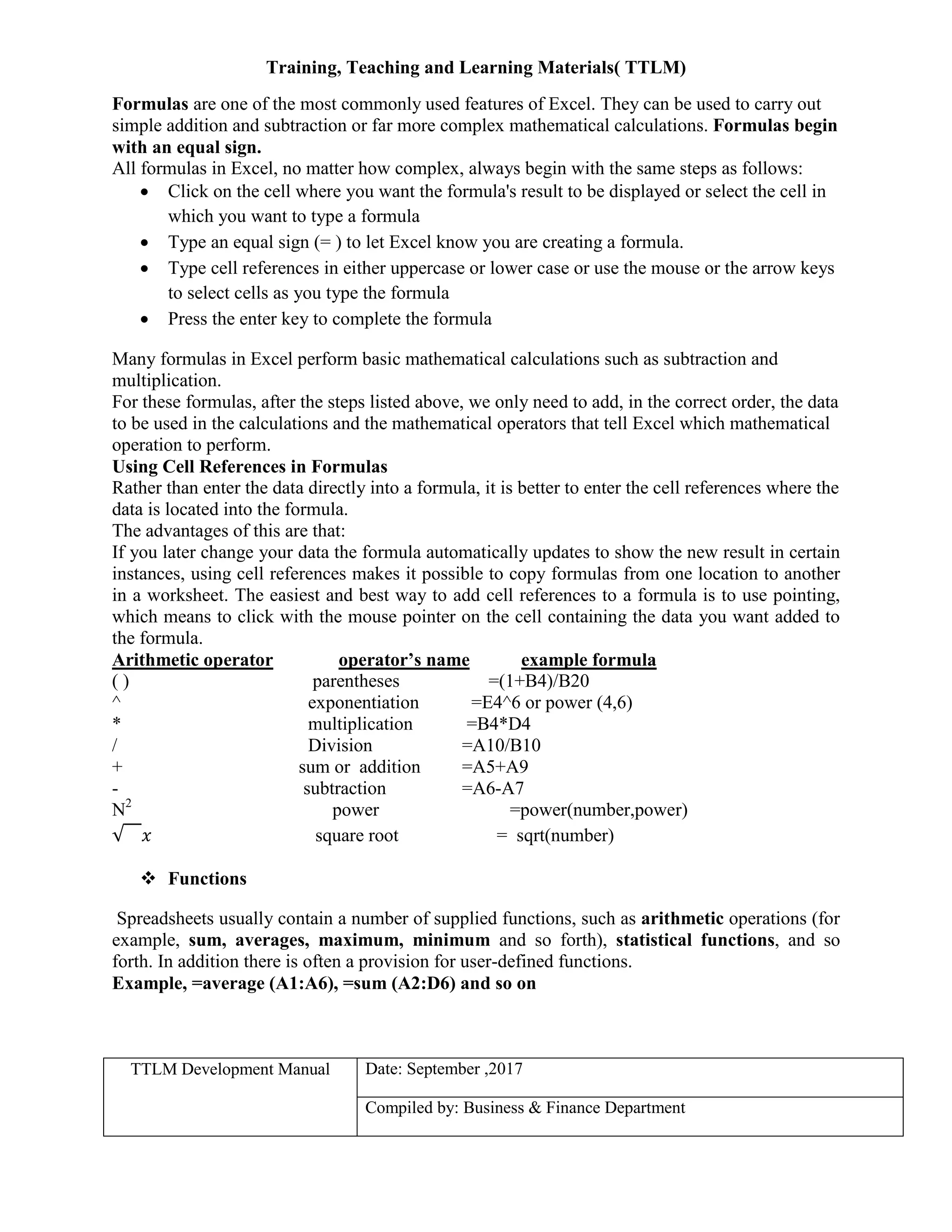develop and use complex spreadsheets .pdf