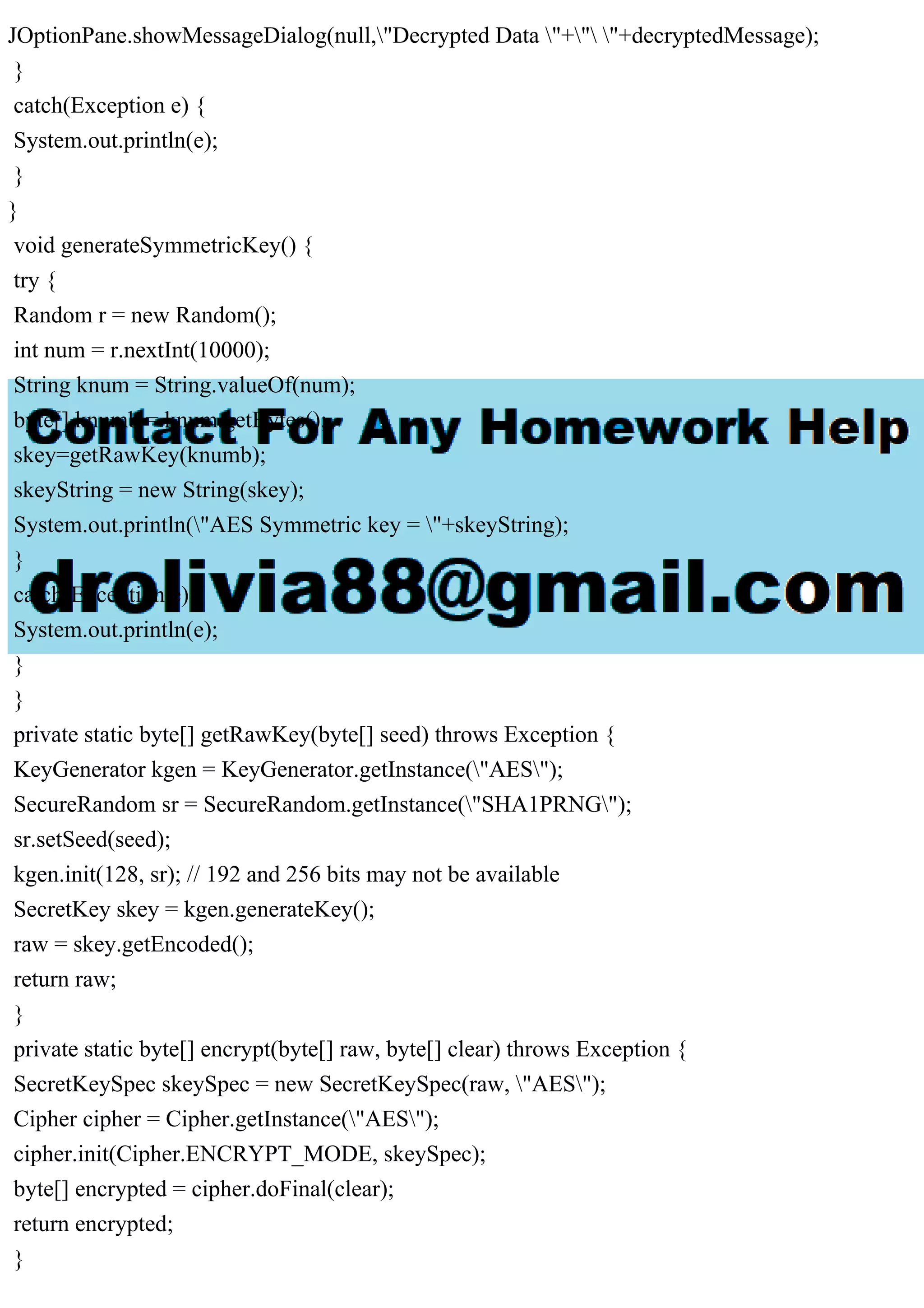 Develop an encryption and decryption algorithm Your program should a.pdf Develop an encryption and decryption algorithm Your program should a.pdf