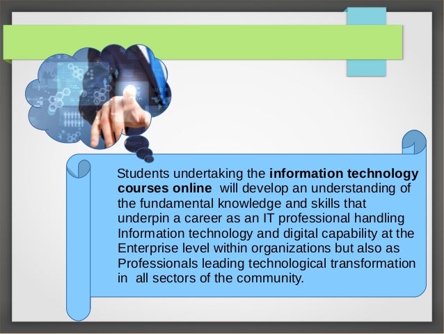 Develop An Understanding Of The Fundamental IT Skills With Information ...