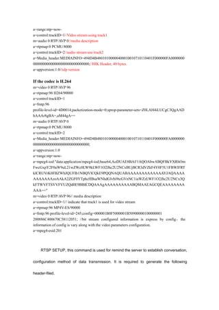RTSP Protocol - Explanation to develop API of RTSP Protocol | PDF