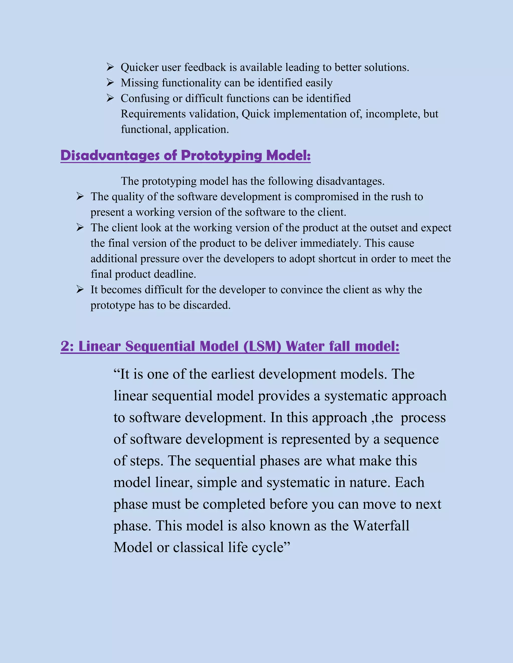 Develop a process model | PDF