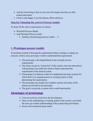 Develop a process model | PDF