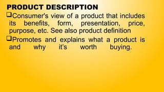 Develop a Product Description in entrepreneurship.pptx