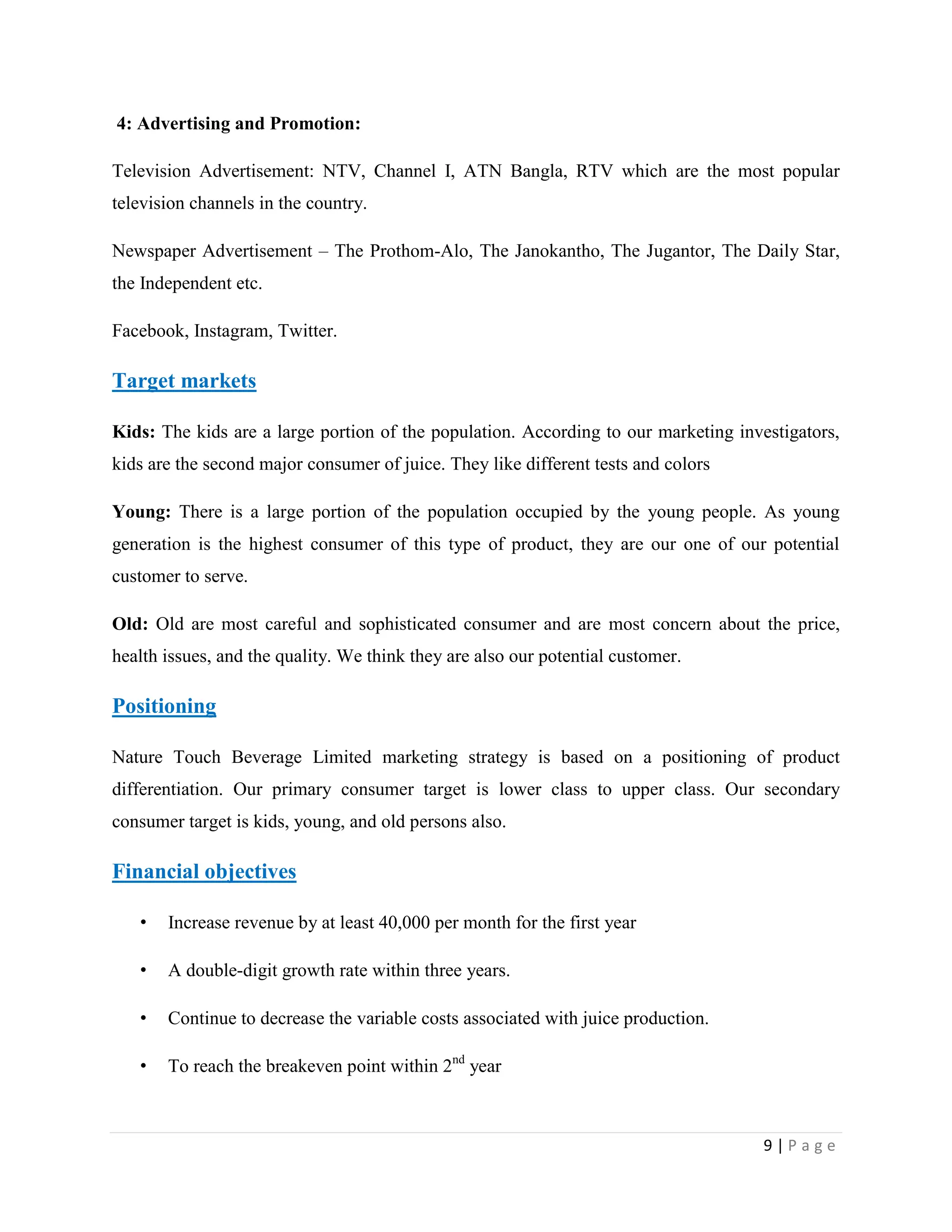 Develop a project proposal for a new product | PDF