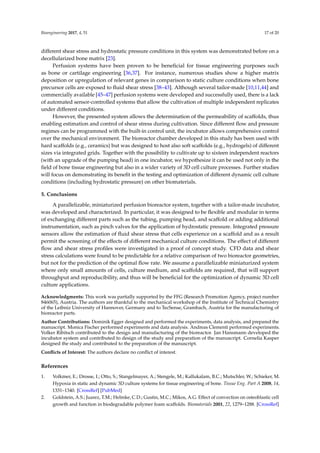 Develop char parallelizable perfus bioreactor for 3 d cell cult egger | PDF